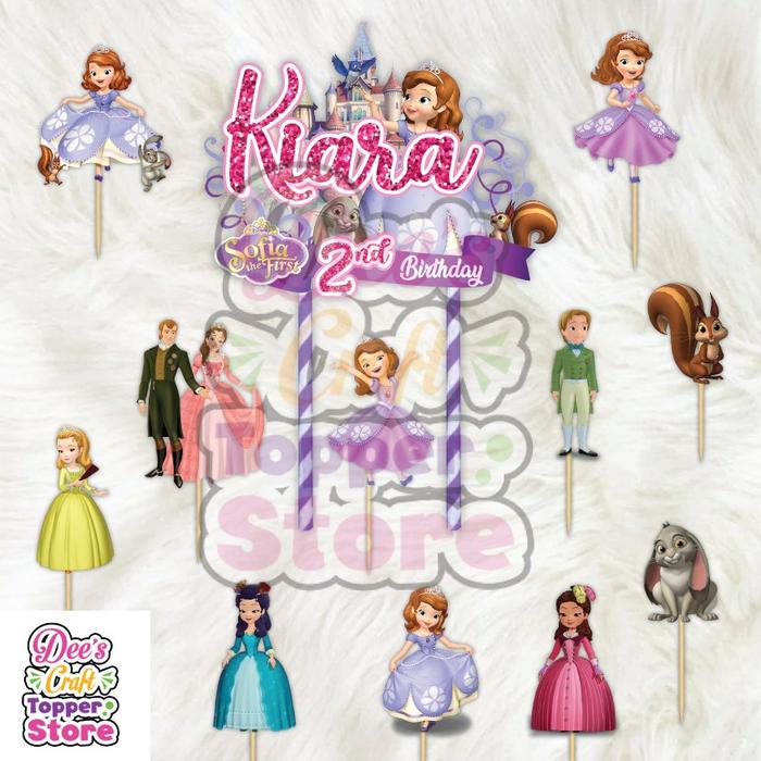 Jual Topper Cake Sofia The First Bisa Request Nama Gambar - Jakarta ...