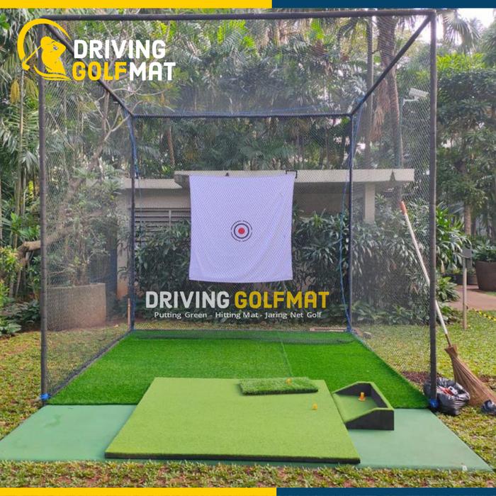 Jual Paket Jaring Cage Besi 3x3x3 m Jaring Golf - Karpet Driving Golf ...