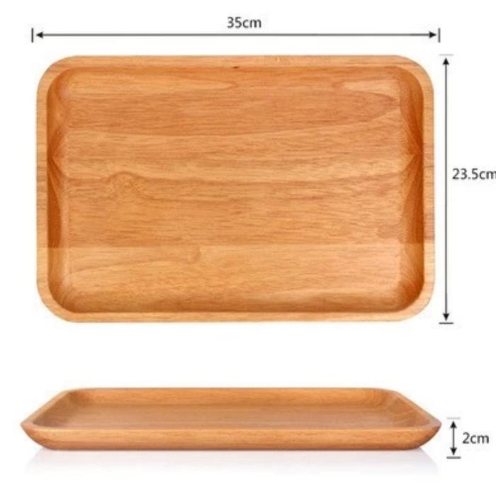 Jual NAMPAN KAYU BESAR WOODEN TRAY NATURAL COAT A3 - Kota Bekasi ...