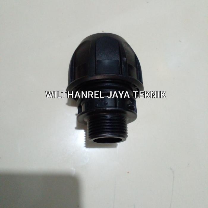 Jual male thread adaptor mta 25×1/2 fiting kompresion pipa hdpe ...
