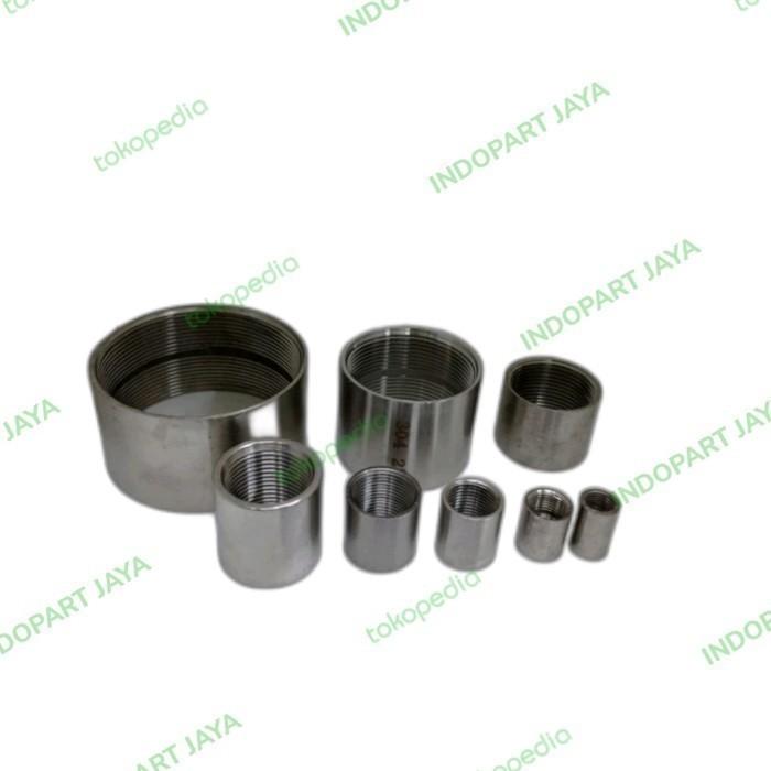 Jual PIPA SOCKET STAINLESS STEEL 4"INCH DRAT DALAM SS304 - Jakarta ...