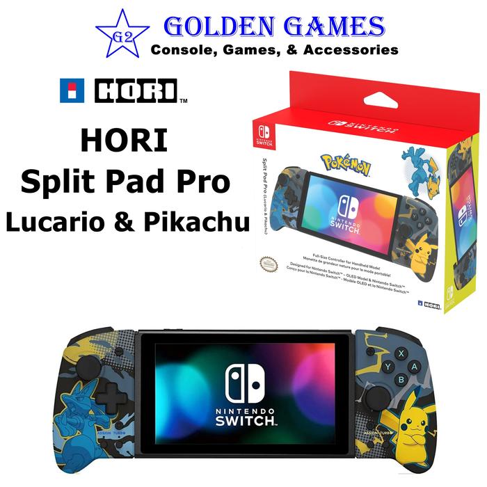 Jual Nintendo Switch HORI Split Pad Pro - Lucario & Pikachu - Kota ...