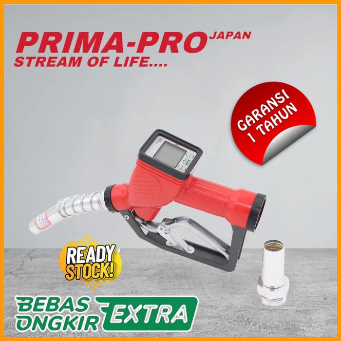 Jual Fuel Nozzle Digital, Nozzle Flow Meter Digital Size 1 Inch - Jakarta Barat - PRIMA POMPA ...