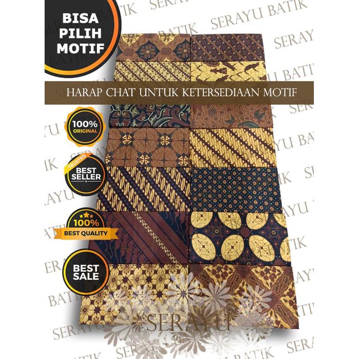 Jual Kain Batik / Jarik / Sewek H Santoso AAA Primisima Motif Solo Sogan - Kota Malang ...