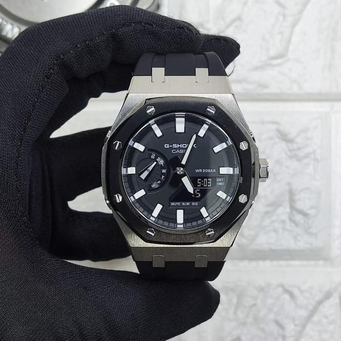 Jual Case Gen4 G-Shock Gshock Ga2100 GA-2100 Metal Silver - Kota ...