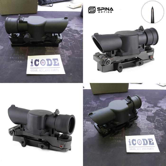 Jual L85 susat iron 4x30 zoom L85A1/A2 optic scope Antishock aeg gbbr ...