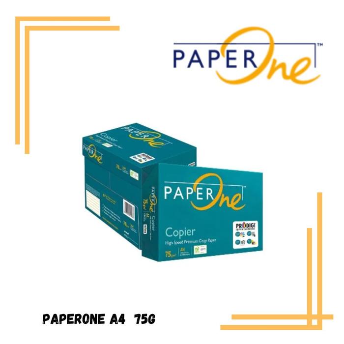 Jual PaperOne Kertas A4 75gr Copier 1 Box (2500 lembar) Kertas HVS ...