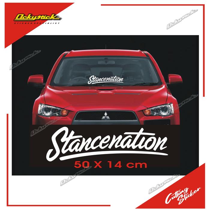 Promo cutting sticker Stancenation stiker kaca depan mobil - Jakarta ...