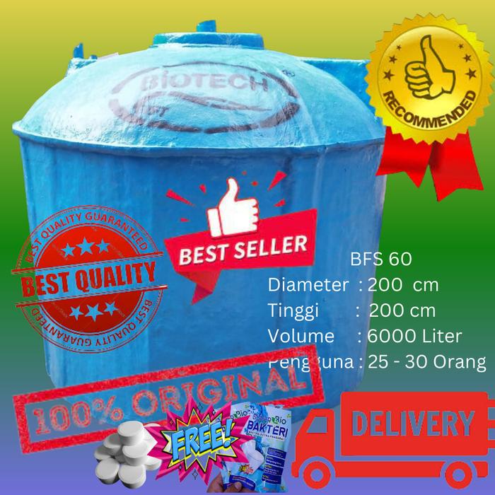 Jual septic tank biogift 6000 liter,septic tank biotech 6000 liter ...
