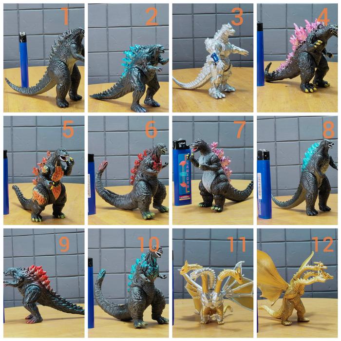 Jual mainan action figure Godzilla 2001 atomic blast godzilla blue ...