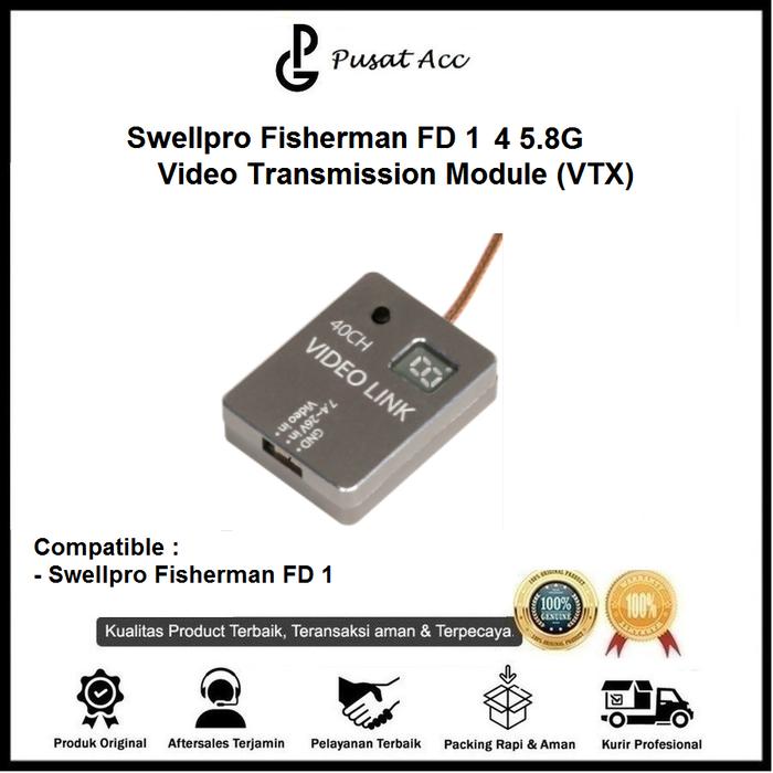 Jual Swellpro Fisherman FD 1 5.8G Video Transmission Module (VTX ...