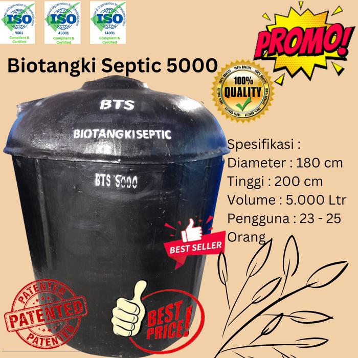 Jual septic tank biogift 5000 liter,septic tank bio 5000 liter, septic ...
