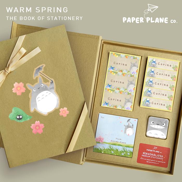 Jual Mini Stationery Sticker Gift Set "Ghibli" Hadiah Kado Custom Nama ...