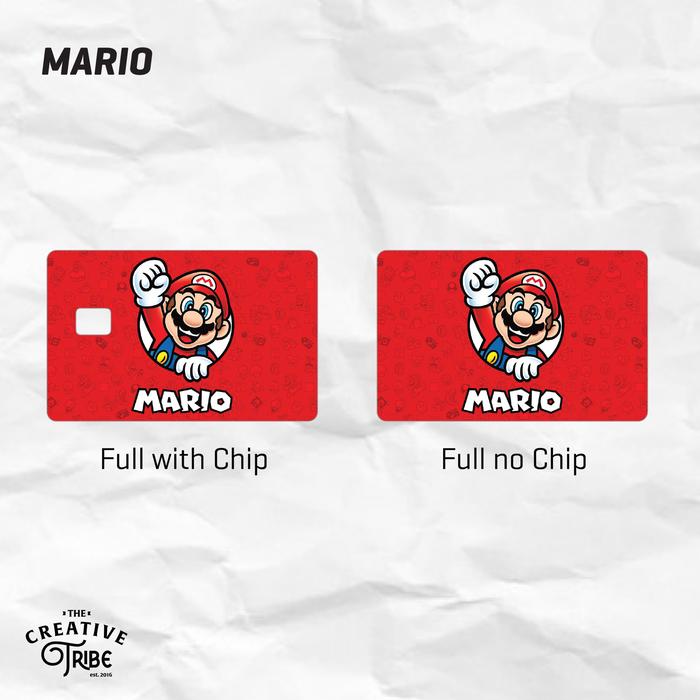 Jual Super Mario Bros Sticker Card Skin - Vinyl Debit Credit Emoney ...