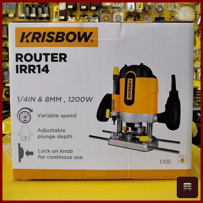 Jual Mesin Profil Kayu 1200 W KRISBOW Router 1/4IN - Kota Tangerang ...