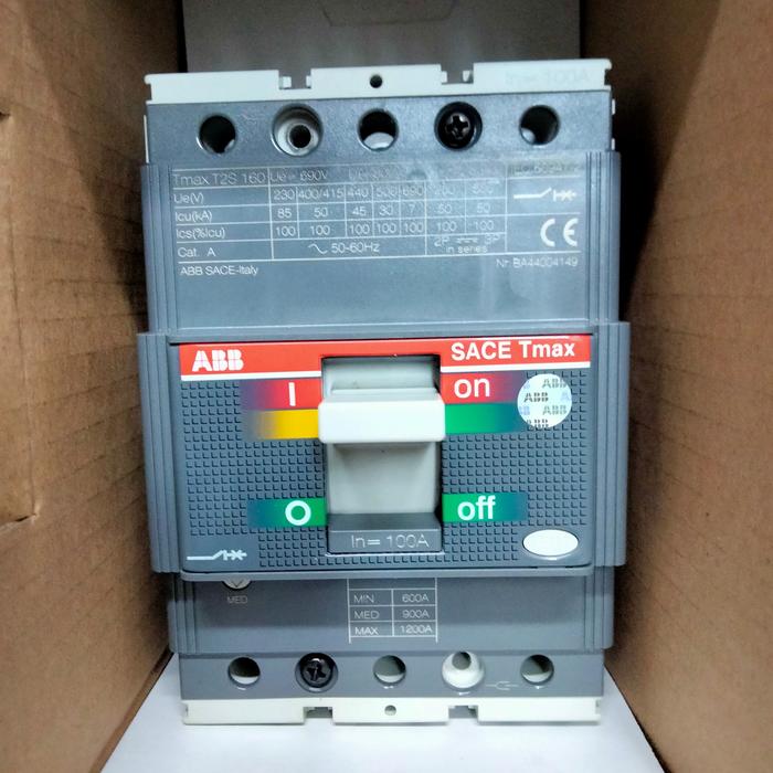 Jual Mccb Abb Tmax T2S 160 100A 3p 50/60Hz - Jakarta Pusat - sumber mandiri electric | Tokopedia