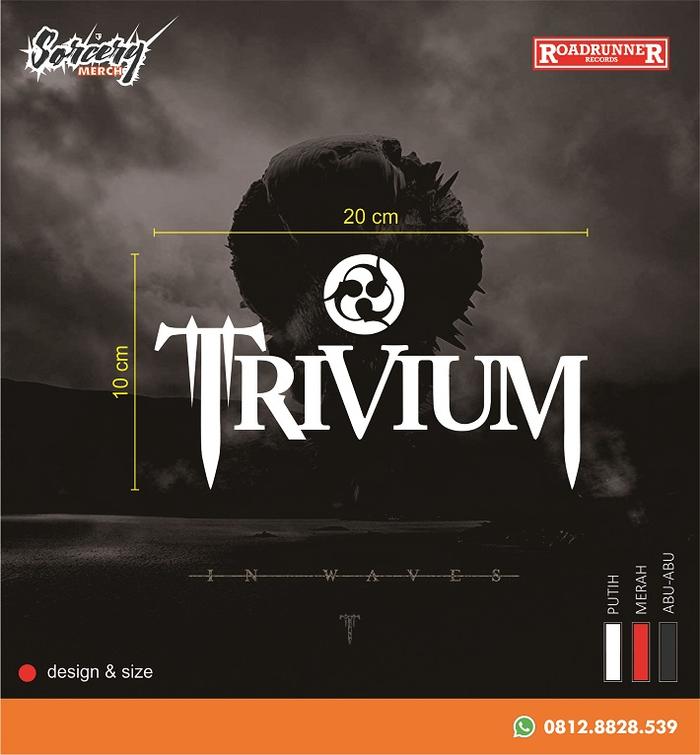 Jual TRIVIUM logo cutting sticker - Jakarta Timur - Sorcery Merch ...