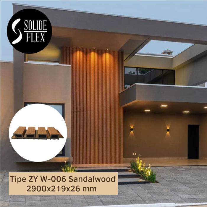 Jual wpc Wall board Exterior Wall Cladding Outdoor Dinding Luar - Kota ...