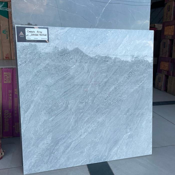 Jual Granit Arna 60x60 Motif Marmer Grey Glazed Polished Lantai/Dinding ...