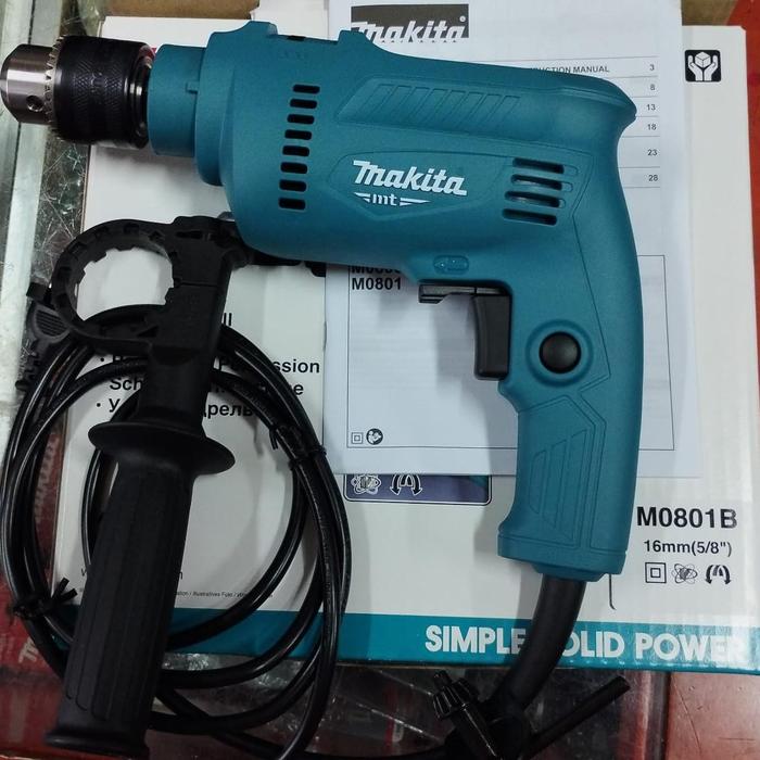 Jual Mesin Makita Bor Tembok Tangan M0801B Impact Drill 16 MM M 0801 - Jakarta Barat - Logam ...