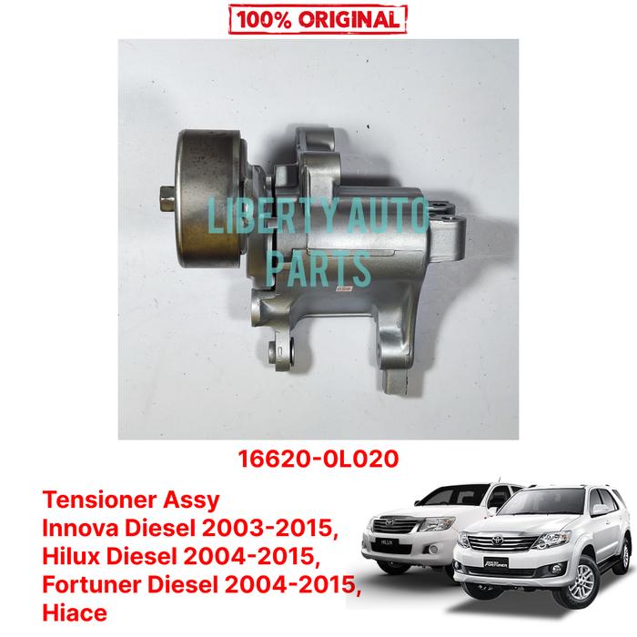 Jual Tensioner Assy V-Belt Innova Diesel Hilux Hiace Original (16620 ...