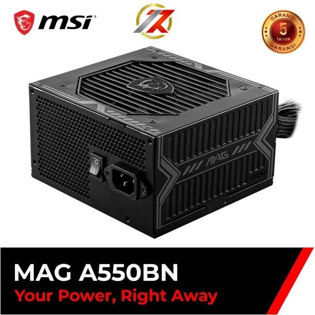 Jual MSI MAG A550BN 550W 80+ Bronze Non Modular Power Supply - Kota ...