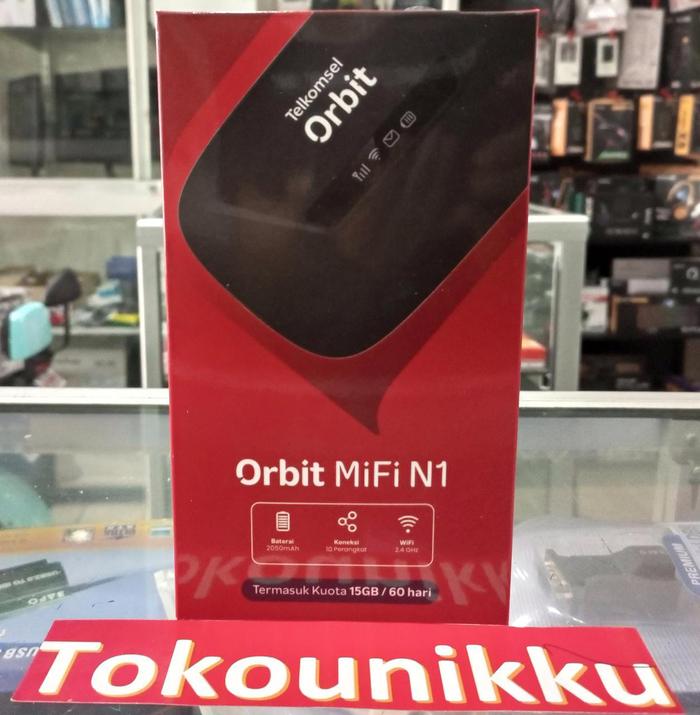 Jual Telkomsel Orbit Mifi N1 Portable Modem Wifi 4G High Speed Bonus ...