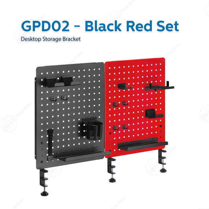 Promo Rak Papan Meja Modular Deskmount Pegboard DIY OXIMUS GPD01 GPD02 ...