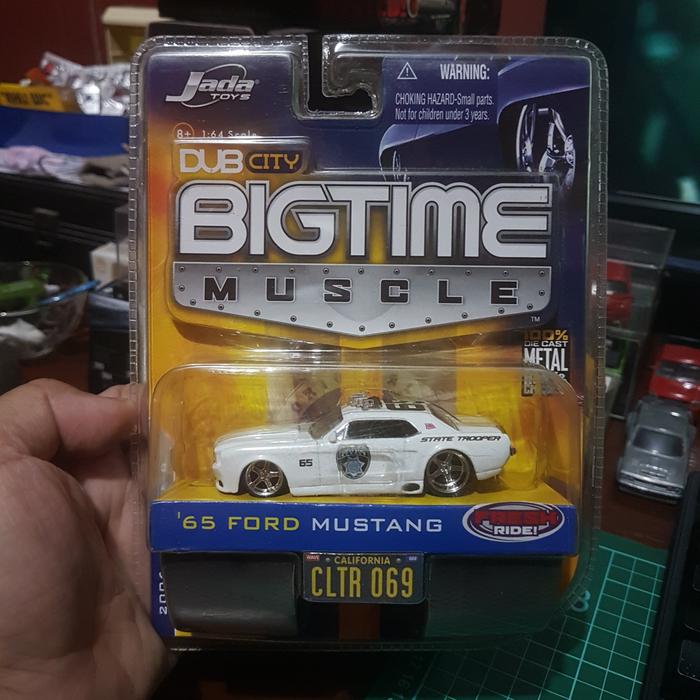 Jual Jada Toys 1:64 BIGTIME MUSCLE '65 Ford Mustang State Trooper ...