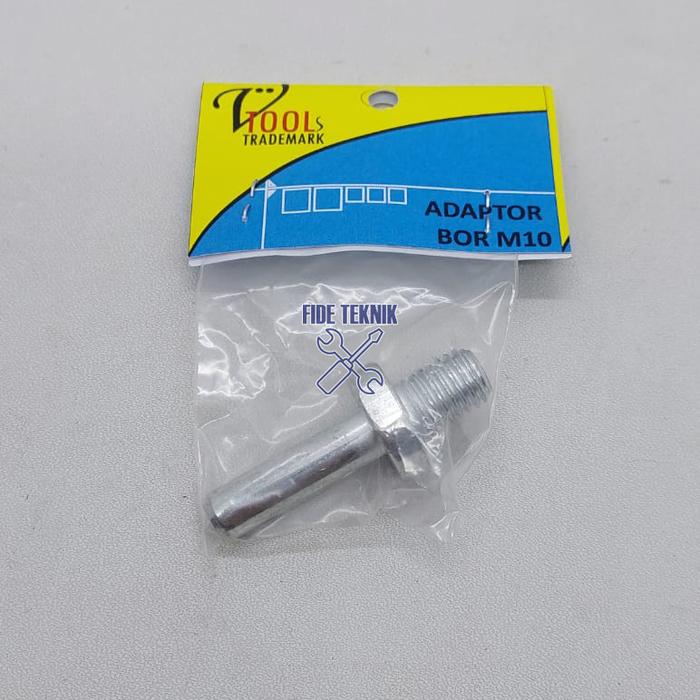 Jual VTOOLS Adaptor M10 Tatakan Amplas Bulat Velcro / 10mm Konektor BOR ...