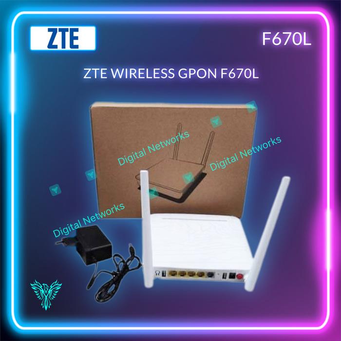 Jual ONU ZTE F670L ONU GPON ZTE F670L GPON Wireless ZTE F670 - Kota ...