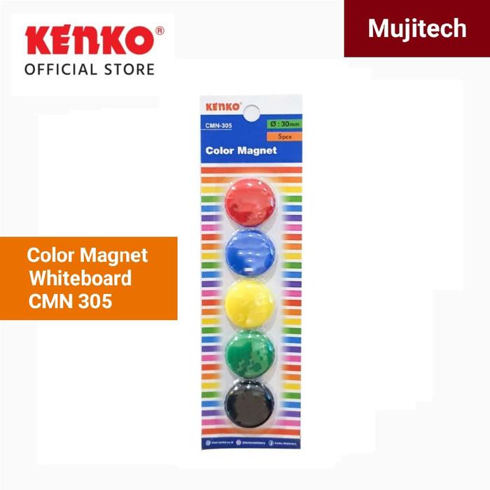 Jual KENKO TEMPELAN COLOR MAGNET PAPAN TULIS WHITEBOARD CMN-305 WARNA ...