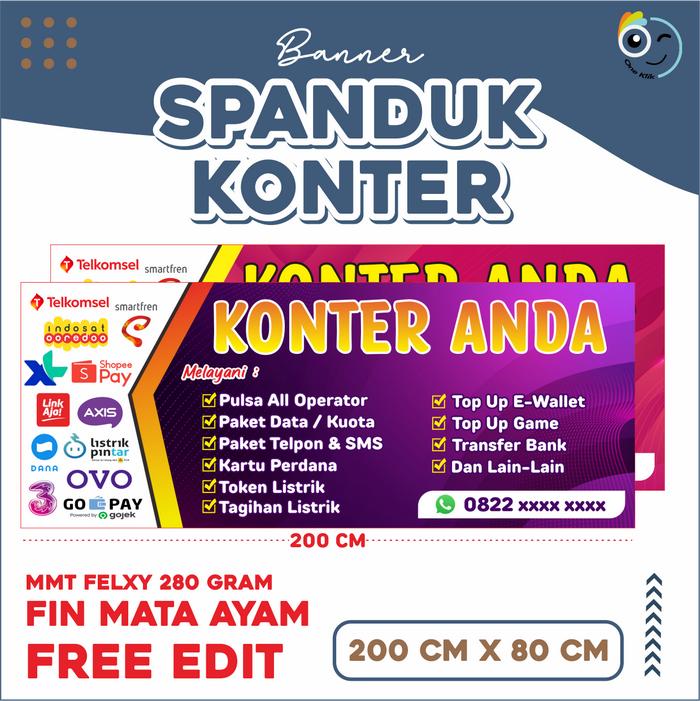 Spanduk Konter Logo Laminatingsupergloss #laminatingwetlook