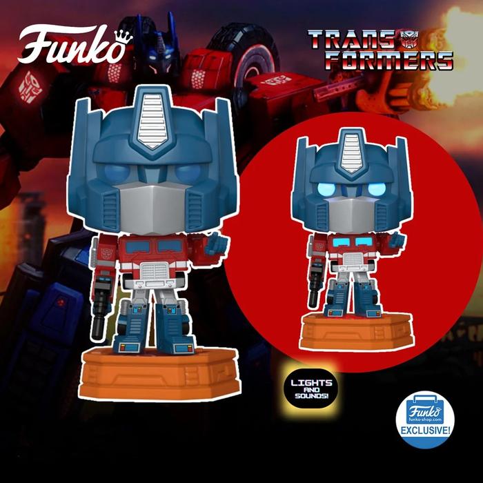 Jual Funko Pop Transformers Optimus Prime Lights and Sounds Exclusive Toy - Kota Medan ...
