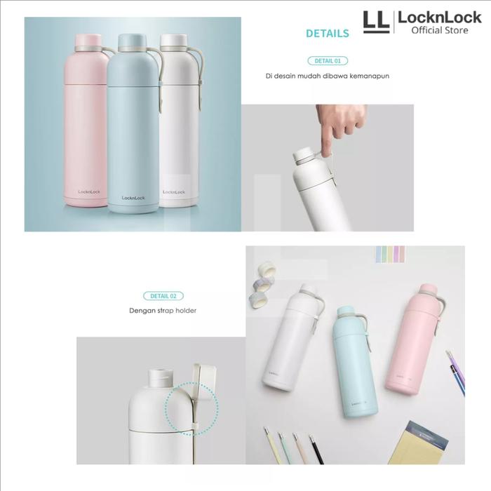 Jual Locknlock Belt Botol Air Minum 490ml - Lhc4267 - Ivory Di Seller ...