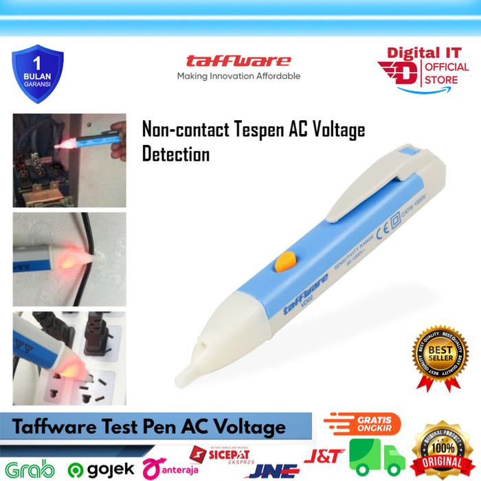 Jual Taffware Test Pen AC Voltage Detector Non-contact Tespen Arus ...