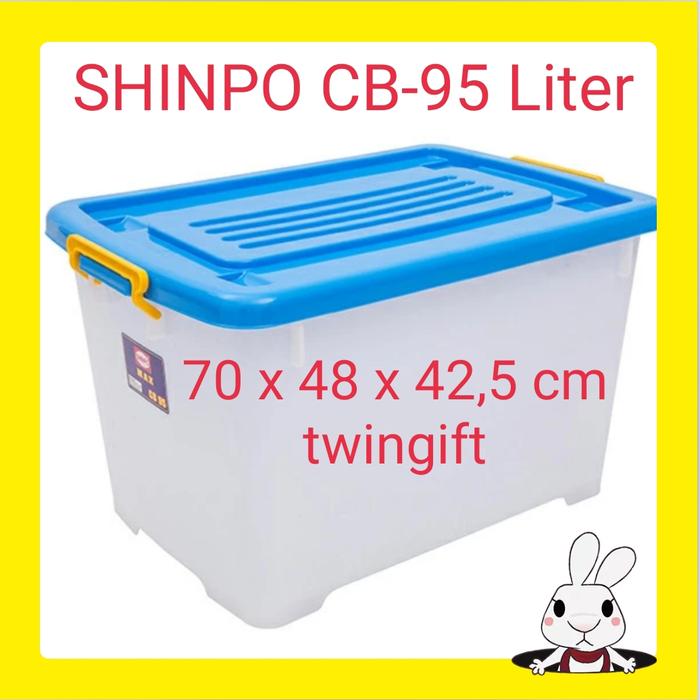 Jual Container/Kontainer Box Serbaguna 95 Liter, Shinpo, CB-95, max ...