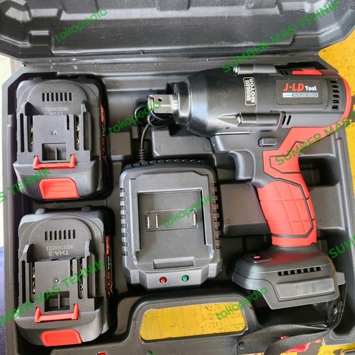 Jual IMPACK WRENCH JLD BRUSHLESS 550NW MESIN BUKA BAUT MUR BOR BATERE ...