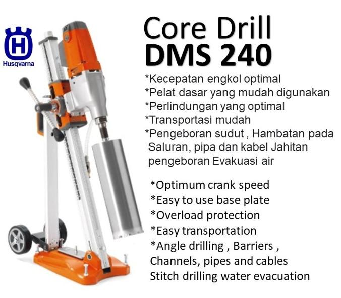 Jual Core Drill Beton Concrete Aspal merk HUSQVARNA Sweden DMS 240 ...