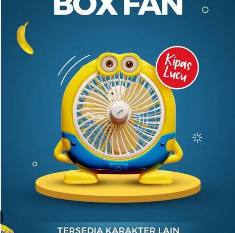 Jual Kipas Angin Meja Karakter Eltron Box Fan Minions - Kota Tangerang ...