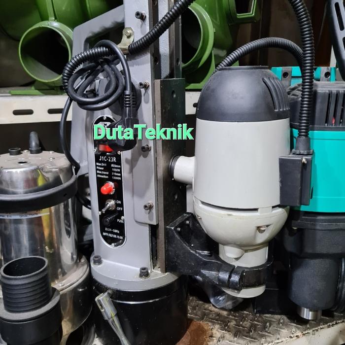Jual Mesin bor duduk magnet 23 mm listrik magnetic drill tangan besi ...