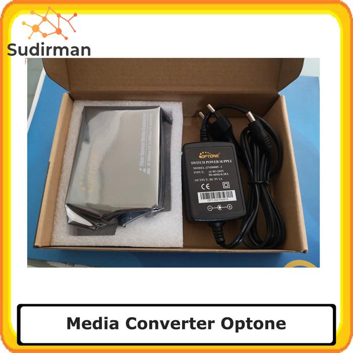 Jual OPTONE MEDIA CONVERTER (MC) DUAL CORE 10/100 MB - Kota Bandung ...