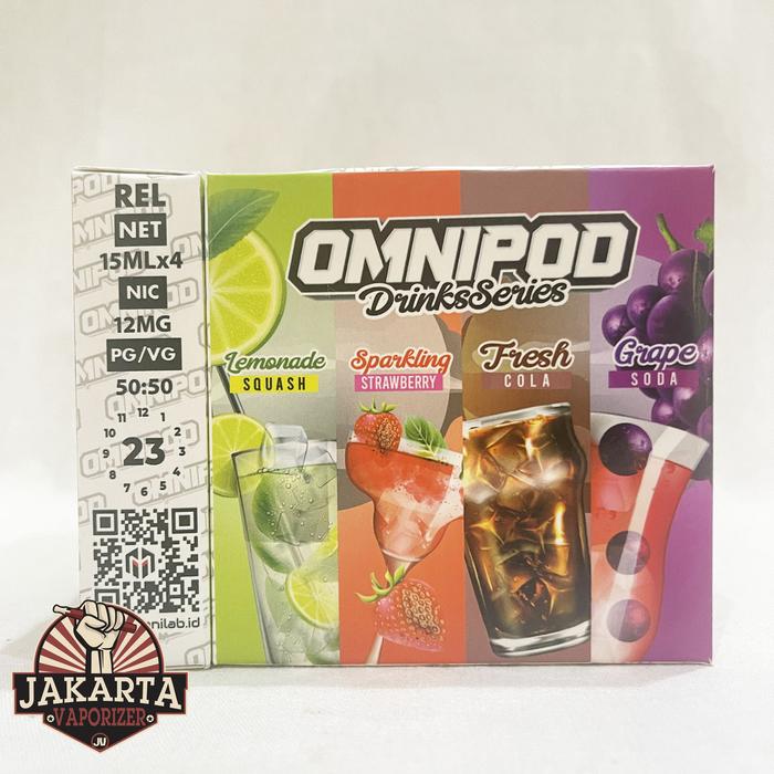 Jual PODS FRIENDLY OMNIPOD DRINK PACK PODS 15ML X 4PCS 12MG BY OMNILAB - Jakarta Utara ...