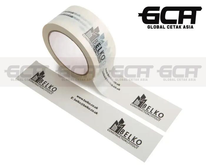 Jual Lakban Custom Print ( 1 warna ) 48mm isi 36 rolls - Jakarta Utara ...