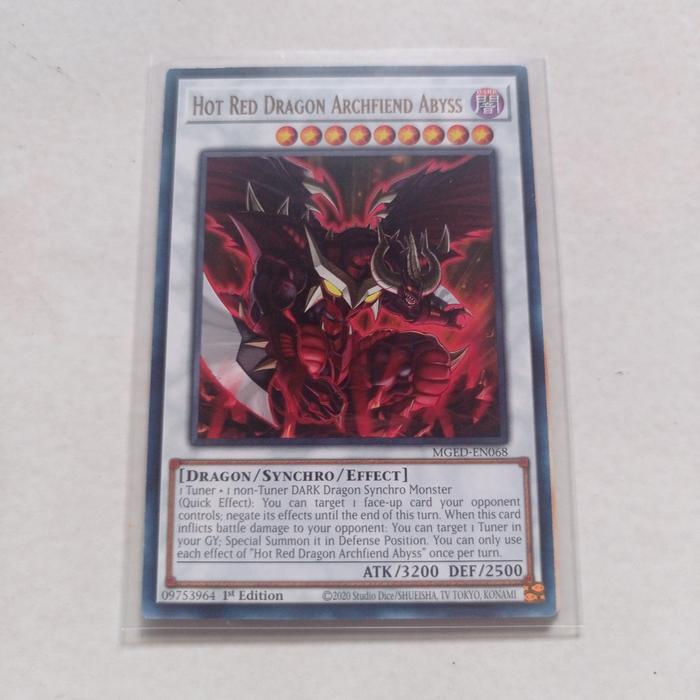 Jual yugioh Hot Red Dragon Archfiend Abyss rare - Jakarta Selatan - Cardgames Jaksel | Tokopedia