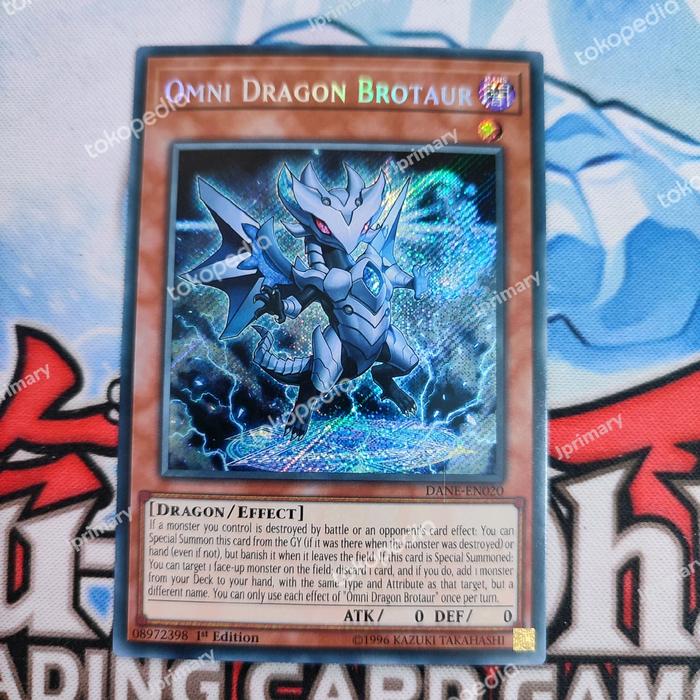 Jual yugioh omni dragon brotaur DANE secret rare original - Jakarta ...