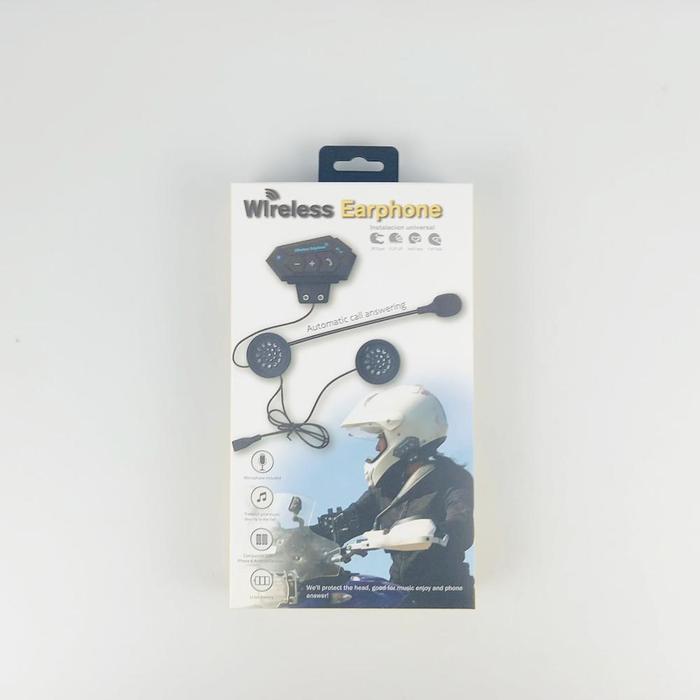 Jual Intercom Headset Bluetooth Helm Motorcycle Anti Interference - BT ...