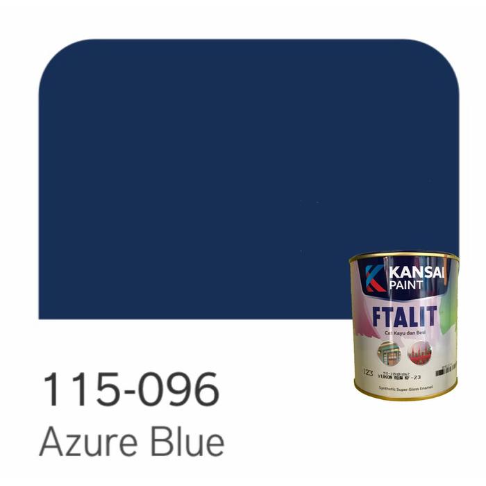 Jual Cat kayu & besi kansai ftalit 1kg - Azure blue - Kota Bandar ...