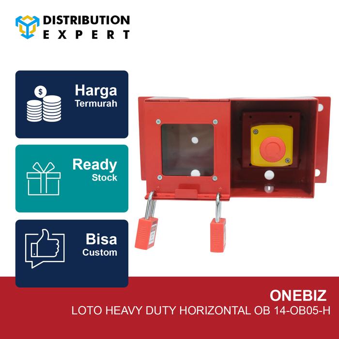Jual Loto Box/Safety Device Heavy Duty H+Emergency Push Button+Padlock ...