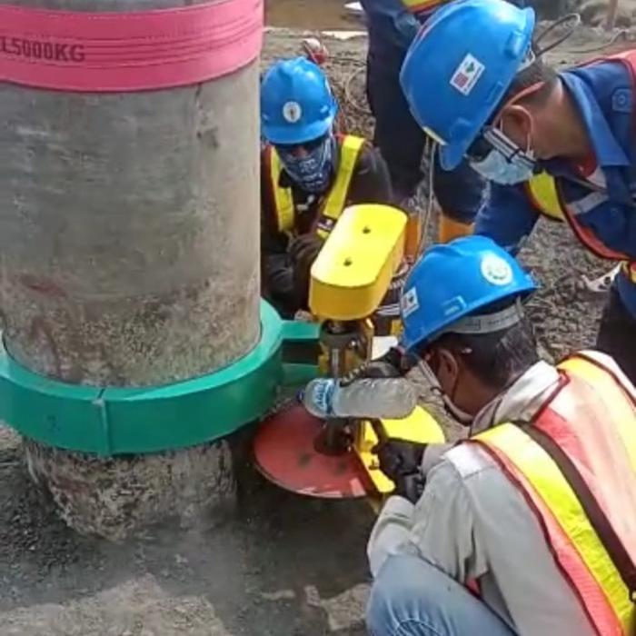 Jual Mesin Pile Cutting Mesin Potong Tiang Pancang Beton dan Clam ...